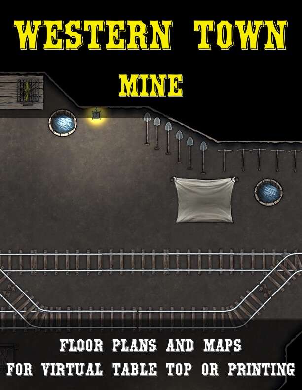 Western Town: Mine & Gold Buyer | Map Pack - MmpApps | Western Maps ...