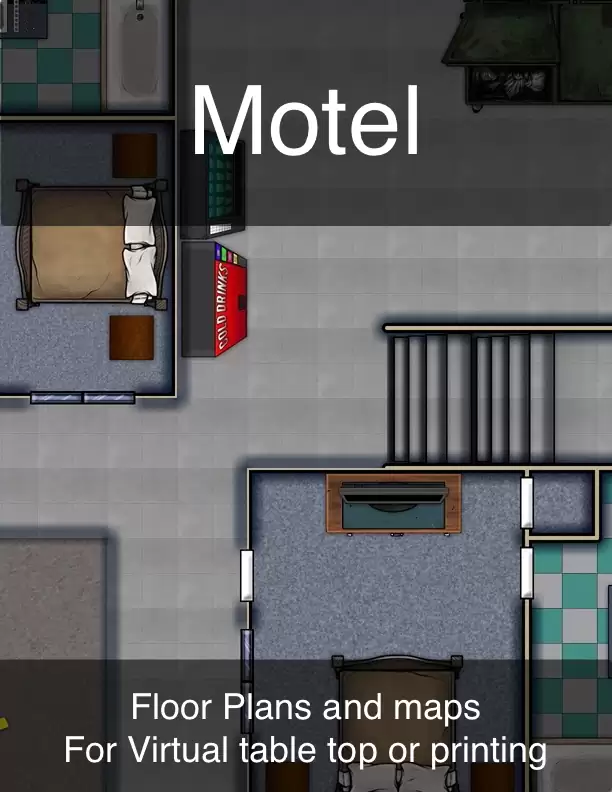 Modern Motel | Map Pack - MmpApps | Modern Maps | DriveThruRPG