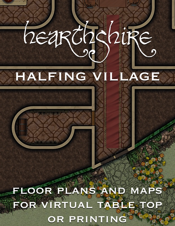 Hearthshire - Halfling Village | Map Pack - MmpApps | Fantasy Maps ...