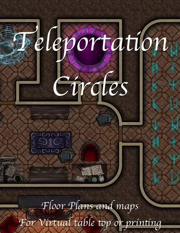 Teleportation Circles | Map Pack - MmpApps | Fantasy Maps | DriveThruRPG