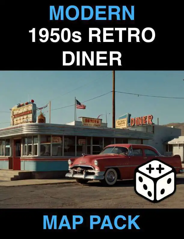 1950s Roadside Diner | Map Pack - MmpApps | Modern Maps | Historical ...