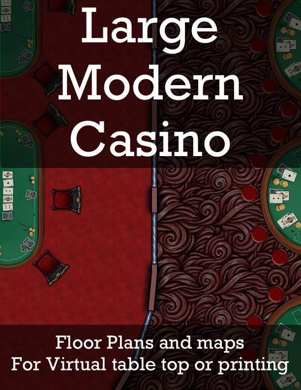 Large Modern Casino | Map Pack - MmpApps | Modern Maps | DriveThruRPG