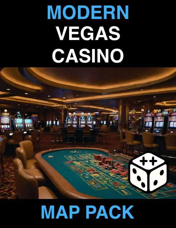 Large Modern Casino | Map Pack - MmpApps | Modern Maps | DriveThruRPG