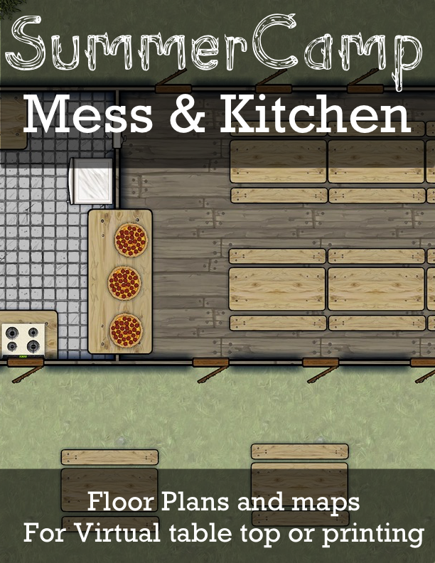 Summer Camp: Mess and Kitchen | Map Pack - MmpApps | Modern Maps ...