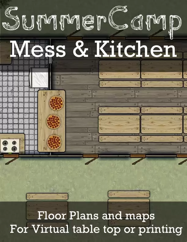 Summer Camp: Mess and Kitchen | Map Pack - MmpApps | Modern Maps ...