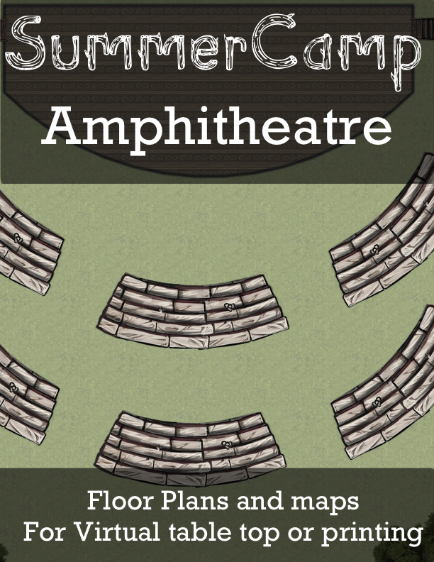 Summer Camp: Amphitheatre | Map Pack - MmpApps | Modern Maps | DriveThruRPG