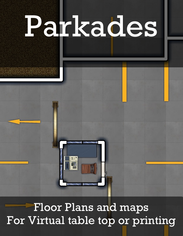 Parkade | Map Pack - MmpApps | Modern Maps | DriveThruRPG