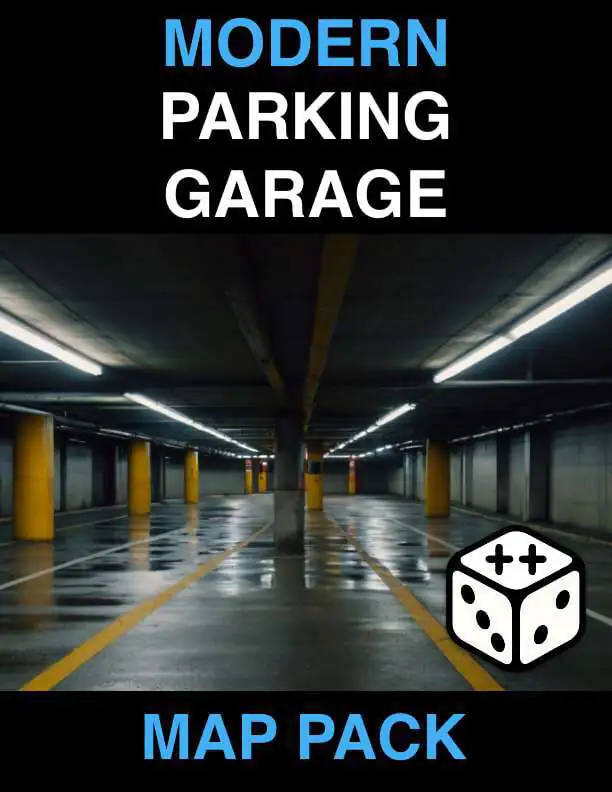 Parkade | Map Pack - MmpApps | Modern Maps | DriveThruRPG