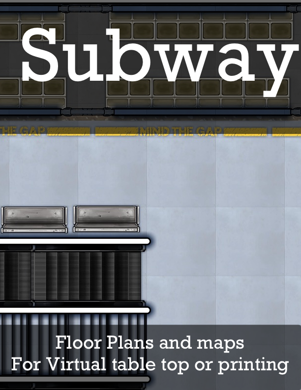 Subway | Map Pack - MmpApps | Modern Maps | DriveThruRPG