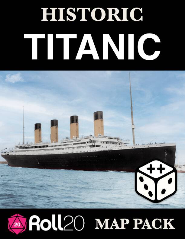 Titanic Map | Dynamic Lighting - MmpApps | Historical Maps Roll20 VTT ...