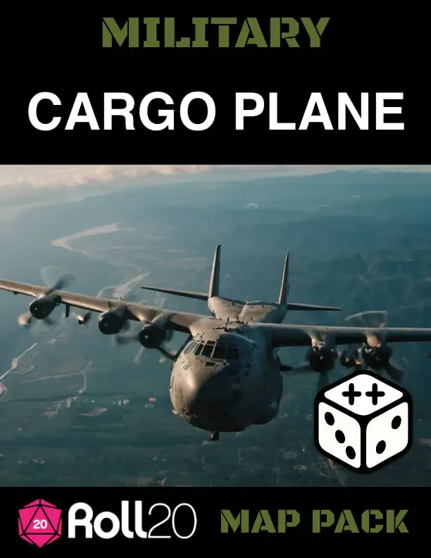 Military Cargo Plane | Dynamic Lighting - MmpApps | Modern Maps Roll20 ...