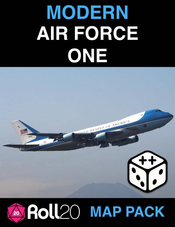 Air Force One | Dynamic Lighting - MmpApps | Modern Maps Roll20 VTT ...