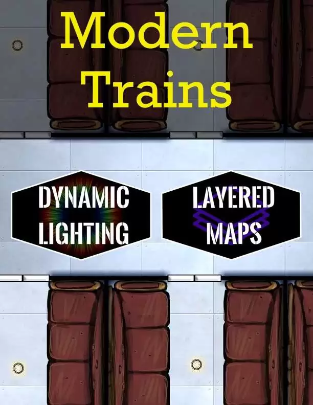 Modern Train | Dynamic Lighting - MmpApps | Modern Maps Roll20 VTT ...