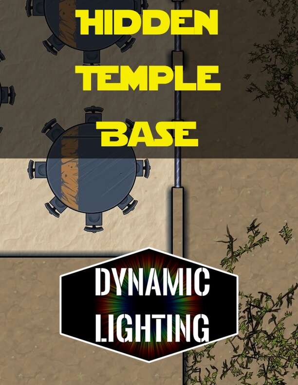 Temple Hidden Base | Dynamic Lighting - MmpApps | Science Fiction Maps ...