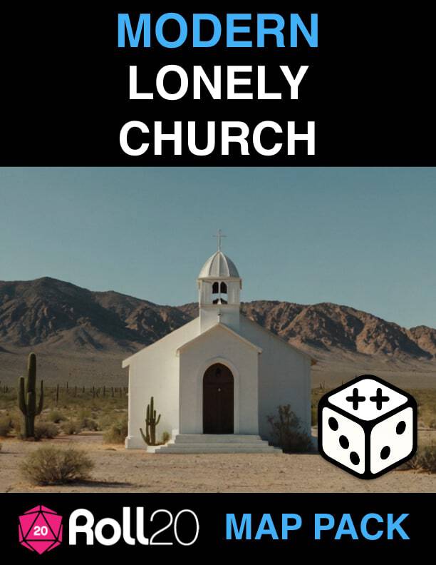 Lonely Church | Dynamic Lighting - MmpApps | Modern Maps Roll20 VTT ...
