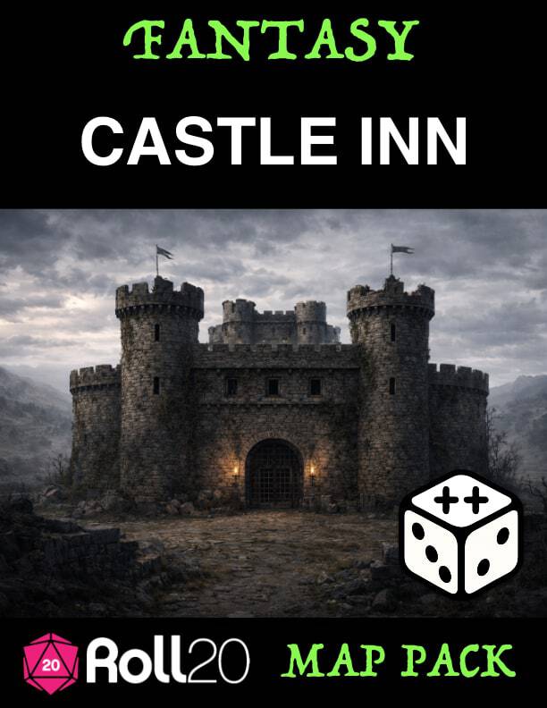 Fantasy Castle Inn | Dynamic Lighting - MmpApps | Fantasy Maps Roll20 ...
