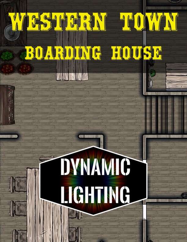 Western Town: Boarding House | Dynamic Lighting - MmpApps | Western ...