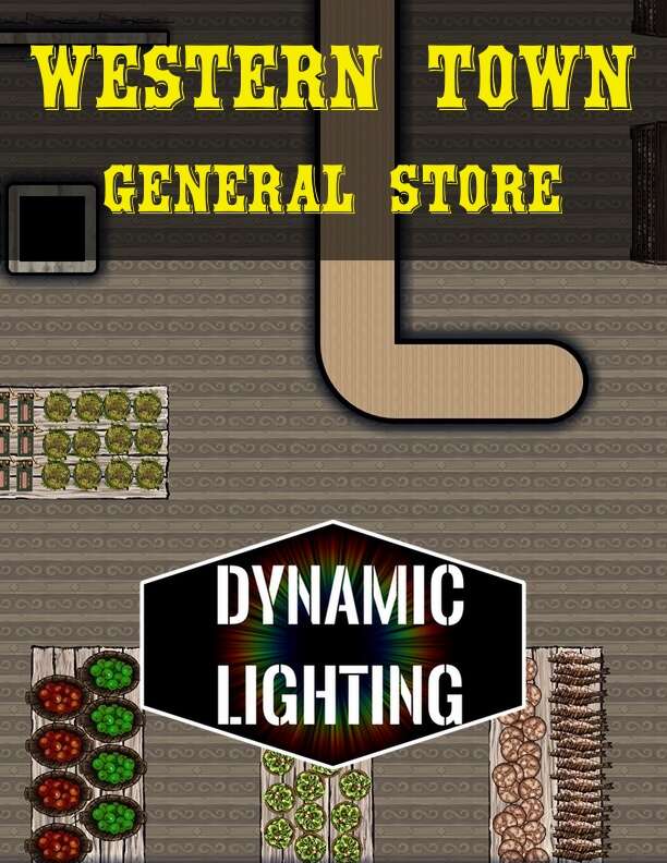 Western Town: General Store | Dynamic Lighting - MmpApps | Western Maps ...