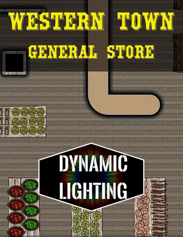 Western Town: General Store | Dynamic Lighting - MmpApps | Western Maps ...
