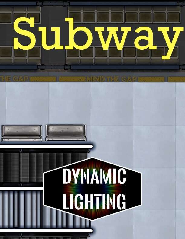 Subway | Dynamic Lighting - MmpApps | Modern Maps Roll20 VTT | DriveThruRPG