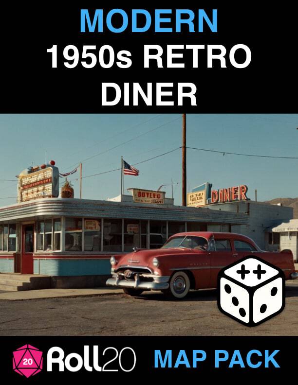 1950s Roadside Diner | Dynamic Lighting - MmpApps | Modern Maps ...