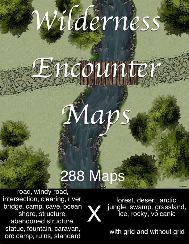 Wilderness Encounter Maps | Map Pack - MmpApps | Fantasy Maps ...