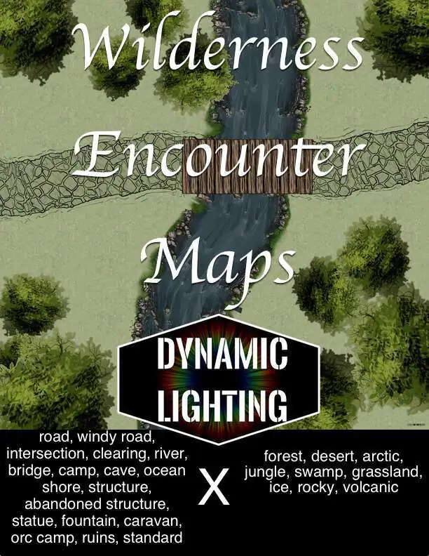 Wilderness Encounter Maps | Dynamic Lighting - MmpApps | Fantasy Maps ...