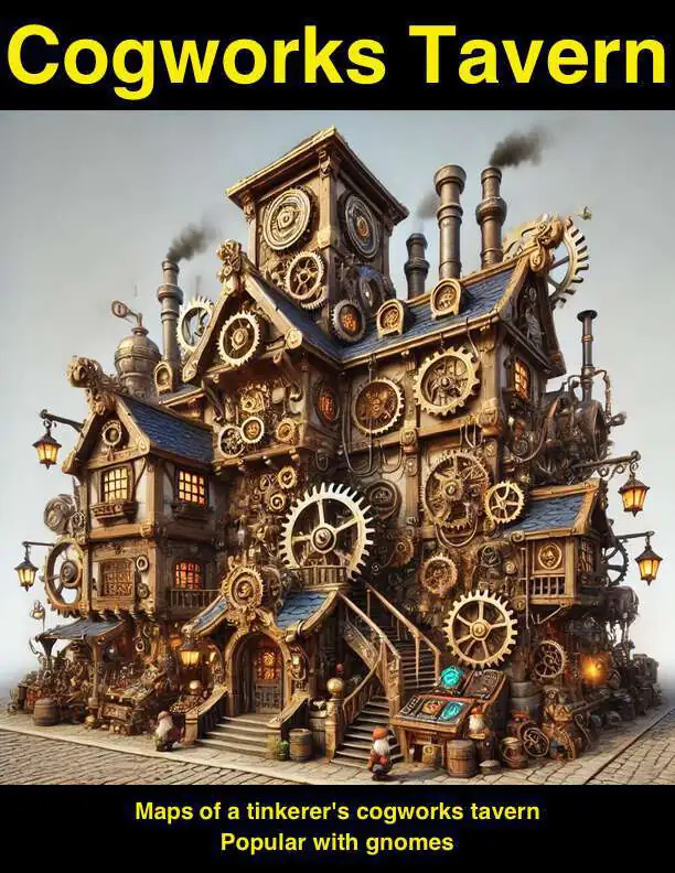 Cogworks Tavern | Map Pack - MmpApps | Fantasy Maps | DriveThruRPG