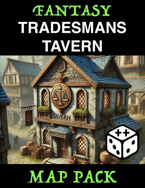 Tradesman Tavern | Map Pack - MmpApps | Fantasy Maps | DriveThruRPG