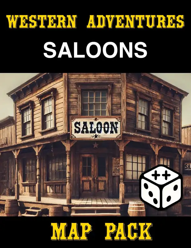 Western Adventures - Saloons | Map Pack - MmpApps | Western Maps ...