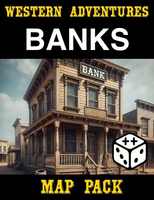 Western Adventures - Banks | Map Pack - MmpApps | Western Maps ...