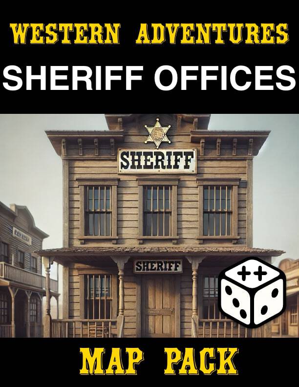 Western Adventures - Sheriff | Map Pack - MmpApps | Western Maps ...