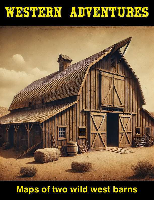 Western Adventures - Barns | Map Pack - MmpApps | Western Maps ...