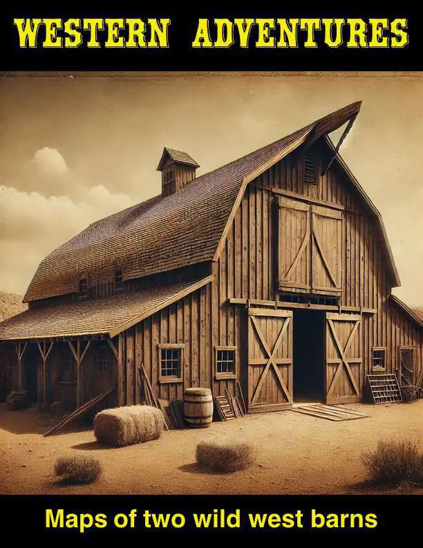 Western Adventures - Barns | Map Pack - MmpApps | Western Maps ...