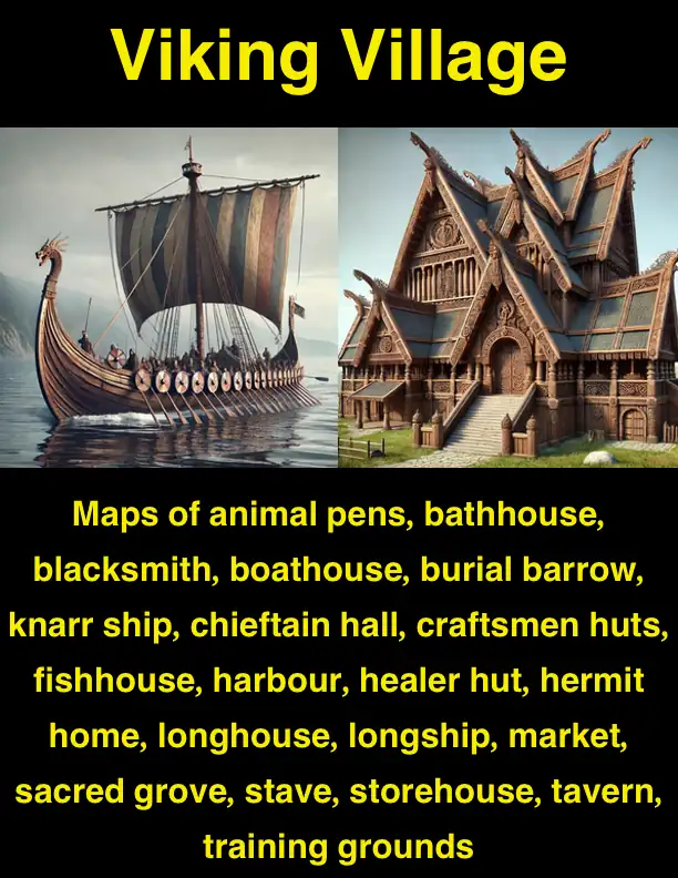 Viking Village | Map Pack [BUNDLE] - MmpApps | Fantasy Maps ...