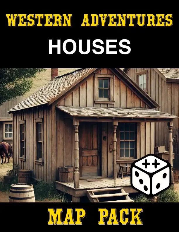 Western Adventures - Houses | Map Pack - MmpApps | Western Maps ...