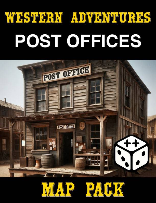 Western Adventures - Post Offices | Map Pack - MmpApps | Western Maps ...