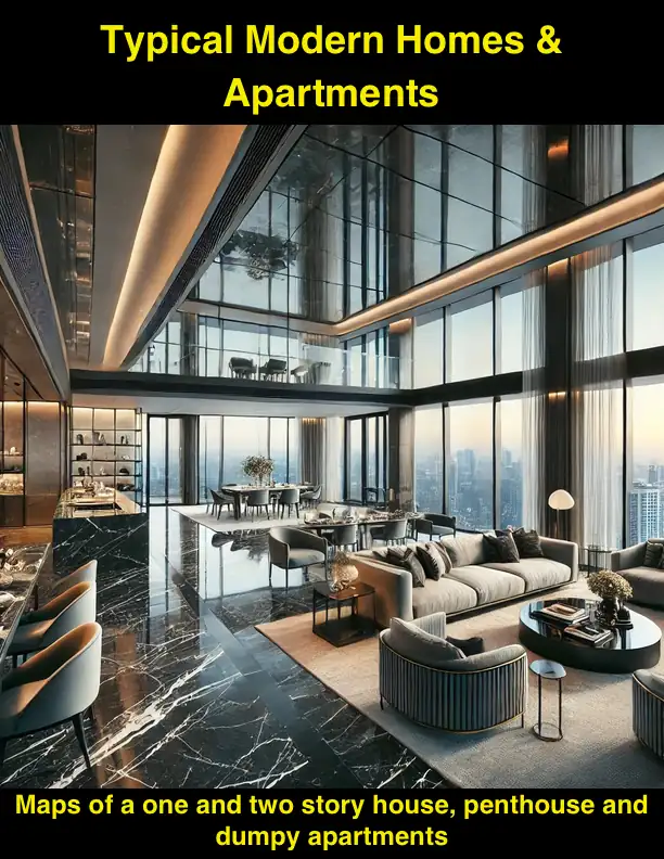 Typical Modern Homes & Apartments | Roll20 Dynamic Lighting - MmpApps ...