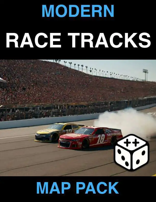 Race Tracks | Map & Token Pack - MmpApps | Modern Maps | DriveThruRPG