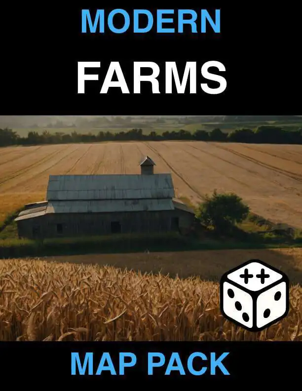 Farms Maps & Tokens | Map Pack - MmpApps | Modern Maps | DriveThruRPG