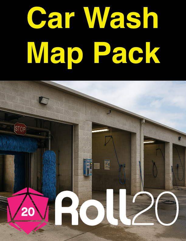 Car Wash | Dynamic Lighting - MmpApps | Modern Maps Roll20 VTT ...