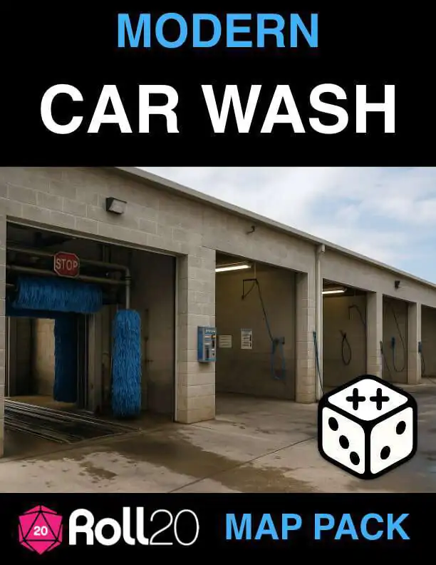 Car Wash | Dynamic Lighting - MmpApps | Modern Maps Roll20 VTT ...