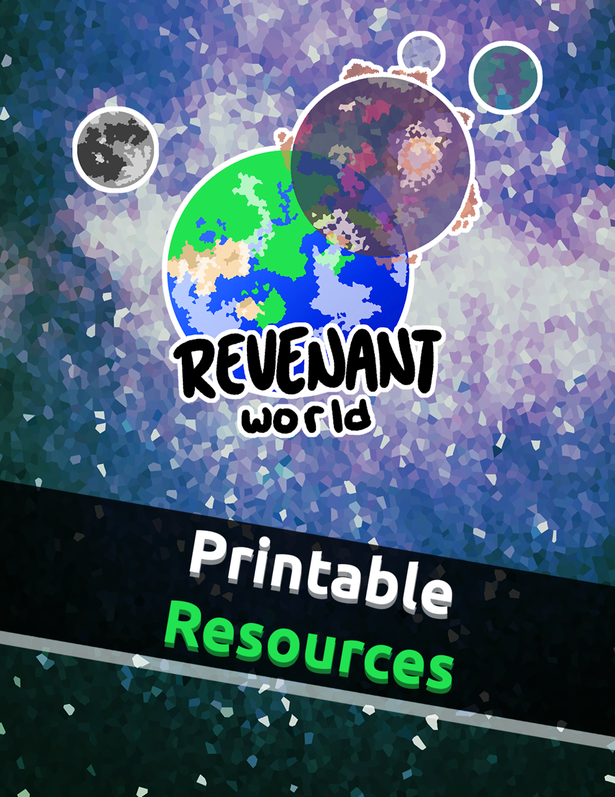 Revenant World Printable Resource Packet - Vagabond Pen and Paper ...