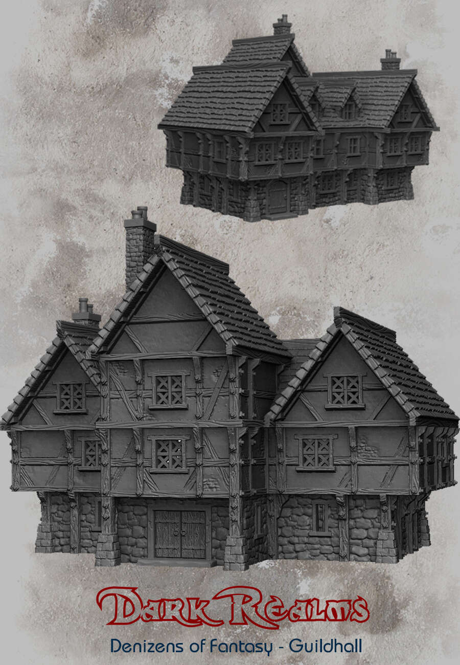 Denizens of Fantasy - Guildhall - Dark Realms | DriveThruRPG