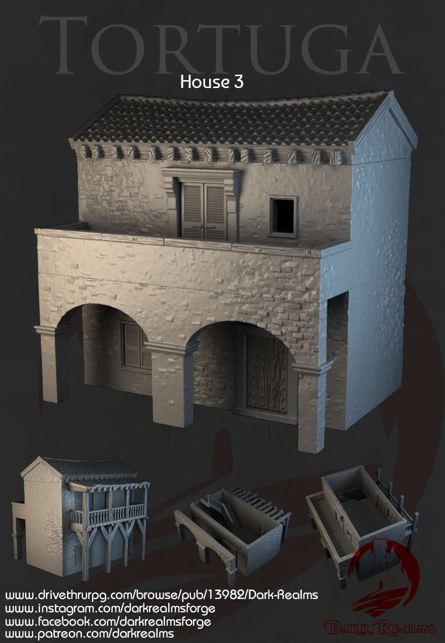 Dark Realms - Tortuga Spanish Quarter - House 3 - Dark Realms ...