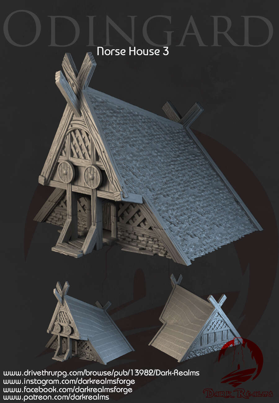 Dark Realms - Odingard - Norse House 3 - Dark Realms | DriveThruRPG