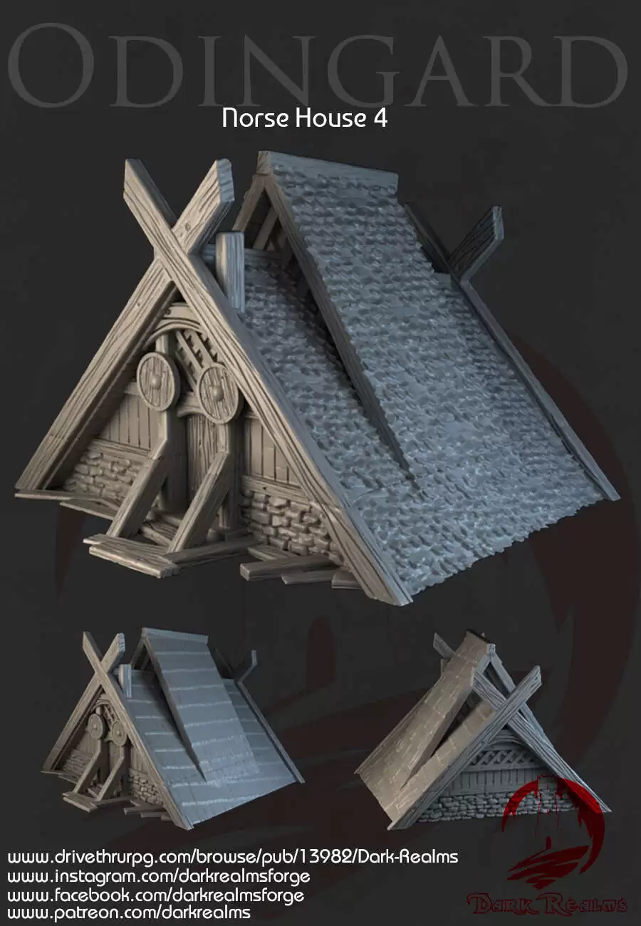 Dark Realms - Odingard - Norse House 4 - Dark Realms | DriveThruRPG