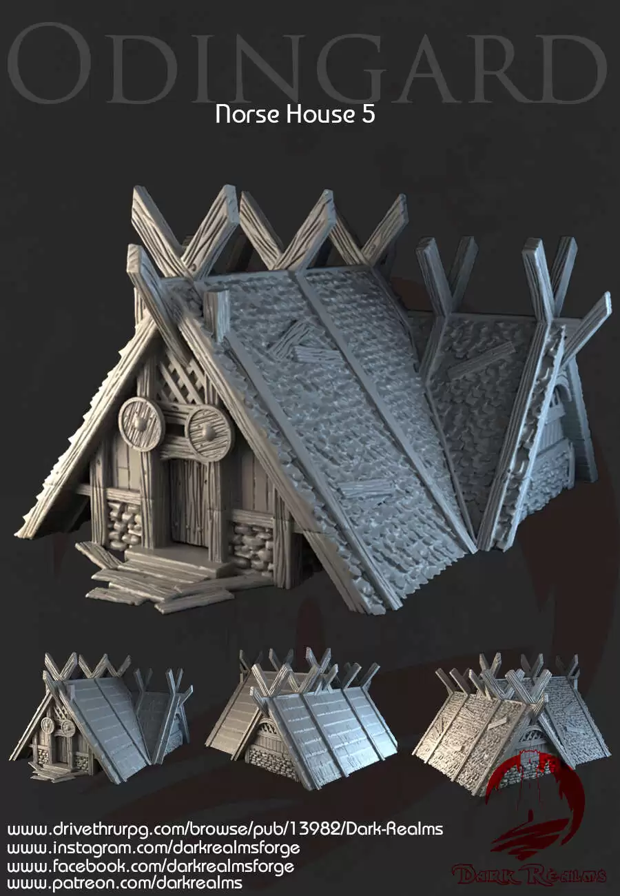 Dark Realms - Odingard - Norse House 5 - Dark Realms | DriveThruRPG