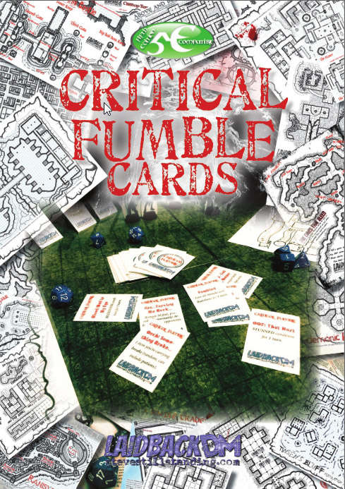 Critical Fumble Cards - Print and Play - Laidback DM | DM's Resources ...