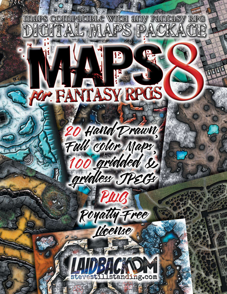 Maps for Fantasy RPGs 8 - Laidback DM | DM's Resources | Digital Maps ...